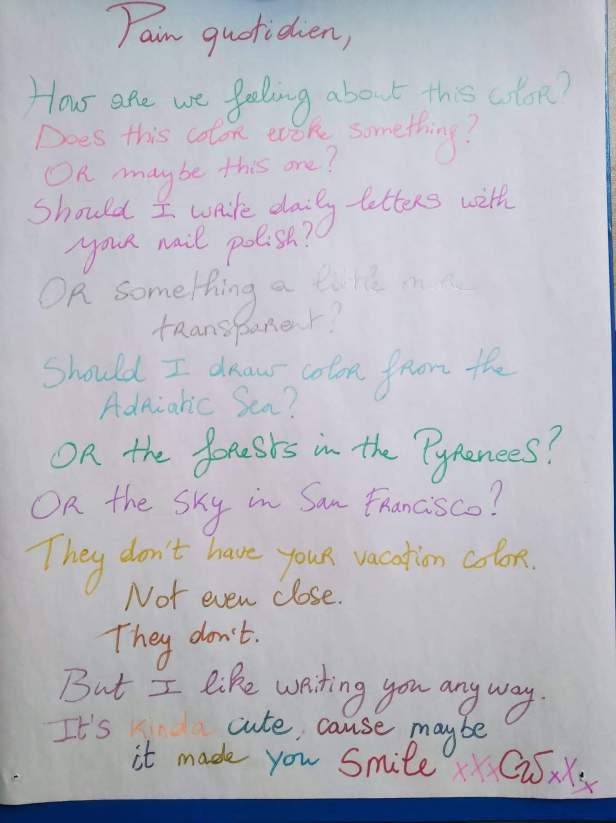 The rainbow poem. When a man loves a woman he… does syrupy sweet things ...